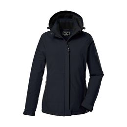Killtec Damen Funktionsjacke &raquo;KOW 250 WMN JCKT&laquo; Wasserdichte Damenjacke, atmungsaktiv, abnehmbare Kapuze schwarz 42