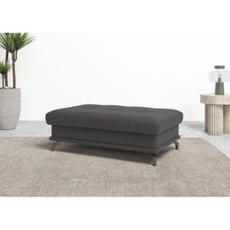 OTTO home Polsterhocker &raquo;Costello, B: 133 cm&laquo; individuell zu kombinieren, Federkern braun Luxus-Microfaser (90% Polyester, 10% Polyamid);Samtoptik (