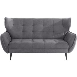 Home Affaire 2-Sitzer &raquo;Ariana&laquo; Big-Sofa bzw. stylischer Hochlehner grau 90% Polyester 10% Polyamid