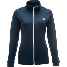 Lpo Damen LPO Trainingsjacke &raquo;Abby II&laquo; glatt mit matter Struktur blau 36/38 (M)