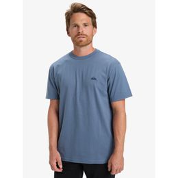 Quiksilver Damen T-Shirt &raquo;BASIC SHORT SLEEVE TEE YOUNG MEN&laquo; f&uuml;r Erwachsene, sportlicher Stil, aus Baumwolle blau M