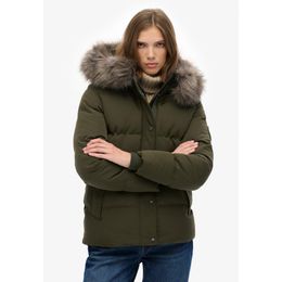 Superdry Damen Steppjacke &raquo;EVEREST 5 BAFFLE PUFFER JKT&laquo; mit Kapuze Kunstfaser, relaxed fit S