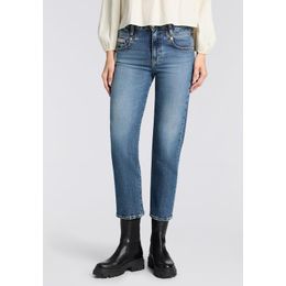 Herrlicher Damen 5-Pocket-Jeans &raquo;Breezy Cropped Denim&laquo; Straight Fit 27, N-Gr