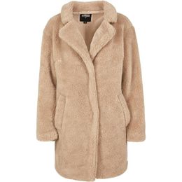 Urban Classics Damen Urban Classics Parka &raquo; Damen Ladies Oversized Sherpa Coat&laquo; 1 Stk. tlg. ohne Kapuze XS