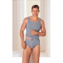 Herren Slip grau-meliert Gr&ouml;&szlig;e 5