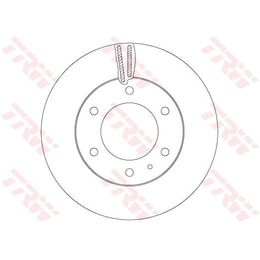 TRW Bremsscheibe vorne rechts links bel&uuml;ftet 302mm f&uuml;r FORD AUSTRALIA USA ASIA & OCEANIA MB3C-1125-EA AB31-1125-AA AB31-1125-AB DF6812S