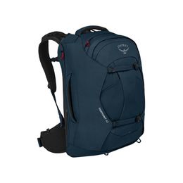 Osprey Farpoint 40 - Reiserucksack 55 cm (tunnel vision grey) in muted space blue | Gr.: onesize