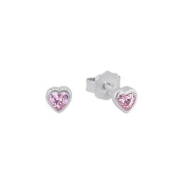 Prinzessin Lillifee Ohrstecker Silber 925, rhodiniert in Rosa | Gr.: onesize