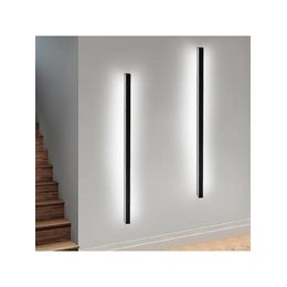 ZMH 2er-Set Wandleuchte LED in schwarz moderne 6500K kaltwei&szlig; 32W Metall L 100CM | Gr.: onesize