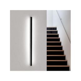 ZMH Wandleuchte LED in schwarz moderne 6500K kaltwei&szlig; 32W Metall L 100CM | Gr.: onesize