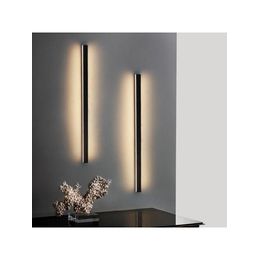 ZMH 2er-Set Wandleuchte LED in schwarz L 60CM 3000K warmwei&szlig; lang 21W | Gr.: onesize