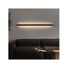 ZMH Wandleuchte LED in schwarz moderne L 80CM 3000K warmwei&szlig; lang 27W | Gr.: onesize
