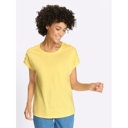 Sieh an! Rundhals-Shirt in zitrone | Gr.: 56