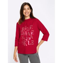 Sieh an! Sweatshirt in rot | Gr.: 40