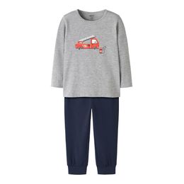 name it Pyjama Set in Grey Melange | Gr.: 98/104