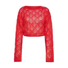 Swirly Damen Pullover in Rot | Gr.: S