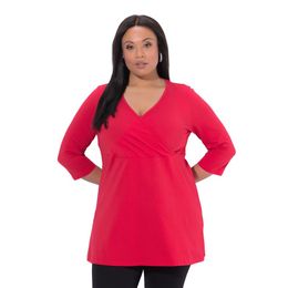 Ulla Popken Longshirt in rot | Gr.: 66-68