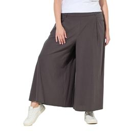 Ulla Popken Culotte in dunkelgrau | Gr.: 54-56