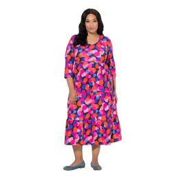 Ulla Popken Kleid in schwarz | Gr.: 62/64