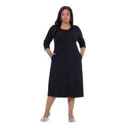 Ulla Popken Kleid in schwarz | Gr.: 62/64
