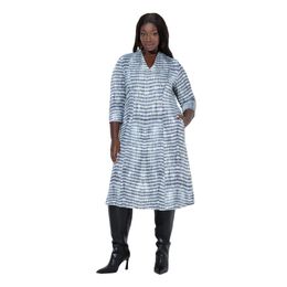 Ulla Popken Midikleid in dunkles marine | Gr.: 50-52