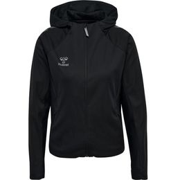 Hummel Rei&szlig;verschluss Jacke Hmlcima Damen in BLACK | Gr.: L