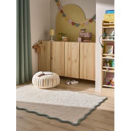 Lytte Waschbarer Kinderteppich Emilia Gr&uuml;n 90x130 cm - Waschbarer Teppich f&uuml;r Kinderzimmer