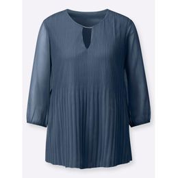 WITT WEIDEN Longbluse in dunkelblau | Gr.: 36