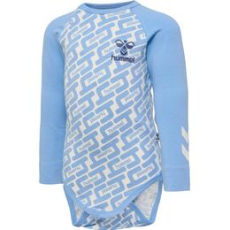 Hummel Druckknopf Strampler Raglan&auml;rmel Hmlkelsey Jungen in DUSK BLUE | Gr.: 68