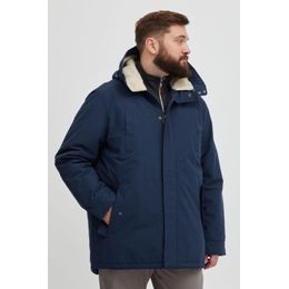 Kurzjacke Blend "BHSergius Big & Tall", Herren, Gr. 6XL, blau (marineblaus), 100% Polyester, unifarben, regular fit normal, eingesetzt, Jacken Kurzjacke, Klassische &Uuml;bergangsjacke in gro&szlig;en Gr&ouml;&szlig;en
