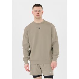Sweatshirt Virtus "Taro", Herren, Gr. M, hellgr&uuml;n, 78% Polyester, 17% Viskose, 5% Elasthan, unifarben, normal, Rundhals, Sweatshirts Sweatshirt, im angesagten Crewneck-Design
