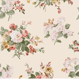 Vliestapete Laura Ashley "Laura Ashley Rosemore Pale Sable Vliestapete", beige (palesable), B:0,52m L:10,05m, Vlies, Tapeten, Laura Ashley Rosemore Pale Sable Vliestapete