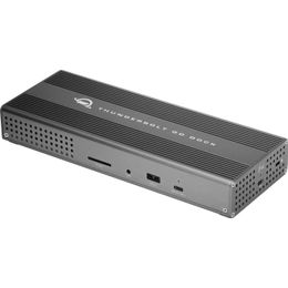 OWC Laptop-Dockingstation "Thunderbolt Go Dock", grau, B:9,2mm H:3,6mm T:24,1mm, Dockingstationen