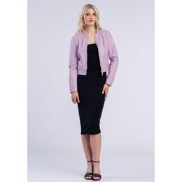 Lederjacke Freaky Nation "Lederjacke-FN", Damen, Gr. M (38), lila, Oberstoff: 100% Leder. Futter: 100% Baumwolle, normal, Jacken