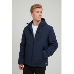 Winterjacke Blend "BHOuterwear", Herren, Gr. XL, marineblaus, 92% Polyester, 8% Elasthan, unifarben, regular fit normal, eng, Jacken Winterjacke, Kurze Winterjacke mit Kapuze