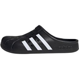 Adidas Adilette Clog Badelatschen - schwarz - Gr. 39 1/3 - Synthetik