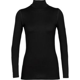 Icebreaker 260 Tech Funktionsshirt Damen - schwarz - Gr. XL - Merinowolle