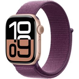 Apple Watch Series 10 (2024) GPS 42 mm - Aluminium Ros&eacute;gold - Sport loop Ros&eacute;