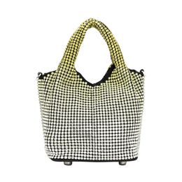 Koosh Handtasche Damen Gr&ouml;&szlig;e One Size gelb / silber