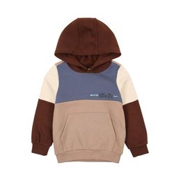 s.Oliver Sweatshirt Jungen Gr&ouml;&szlig;e 128/134 creme / saphir / schoko / brokat