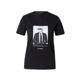 K by KARL LAGERFELD Karl Lagerfeld T-Shirt Damen Gr&ouml;&szlig;e M schwarz / wei&szlig;