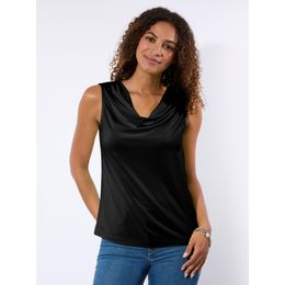 WITT Damen Shirttop, schwarz, Gr&ouml;&szlig;e 54
