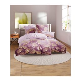 w&auml;schepur w&auml;schepur Bettw&auml;sche, Lila, Gr. 80x80/135x200 cm, Bettw&auml;sche, 100% Baumwolle