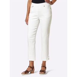 WITT Damen 7/8-Jeans, wei&szlig;, Gr&ouml;&szlig;e 54