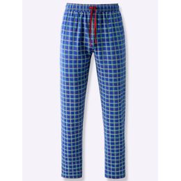 w&auml;schepur men Herren Hose lang, royalblau-kirsche-kariert, Gr&ouml;&szlig;e 52/54