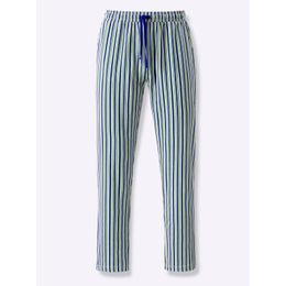 WITT Herren Hose lang, royalblau-apfel-gestreift, Gr&ouml;&szlig;e 44/46