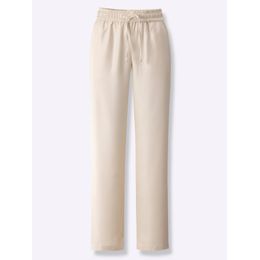 WITT Damen Schlupfhose in strukturierter Qualit&auml;t, sand, Gr&ouml;&szlig;e 21