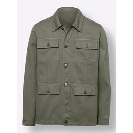 WITT Herren Jacke in Twill-Qualit&auml;t, khaki, Gr&ouml;&szlig;e 60