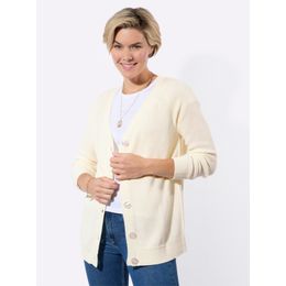 WITT Damen Strickjacke, ecru, Gr&ouml;&szlig;e 40