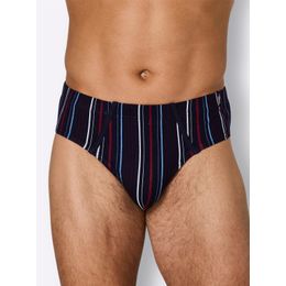 w&auml;schepur men Herren Slip, schwarz + schwarz-gestreift, Gr&ouml;&szlig;e 6